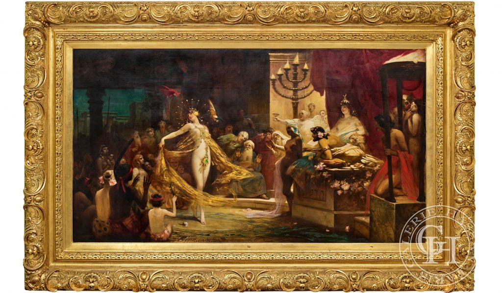 Salome’s Dance of the Seven Veils attributed to Rochegrosse GEORGES ...