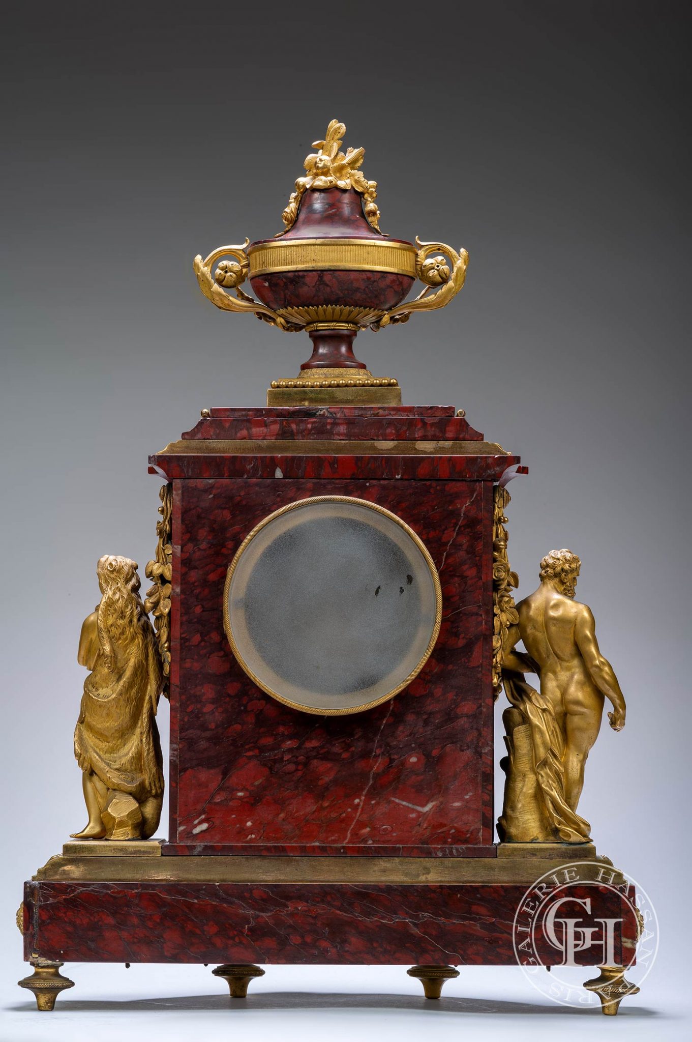 Pendulum clock Hercules and Deianira by BEURDELEY ALFRED-EMMANUEL ...