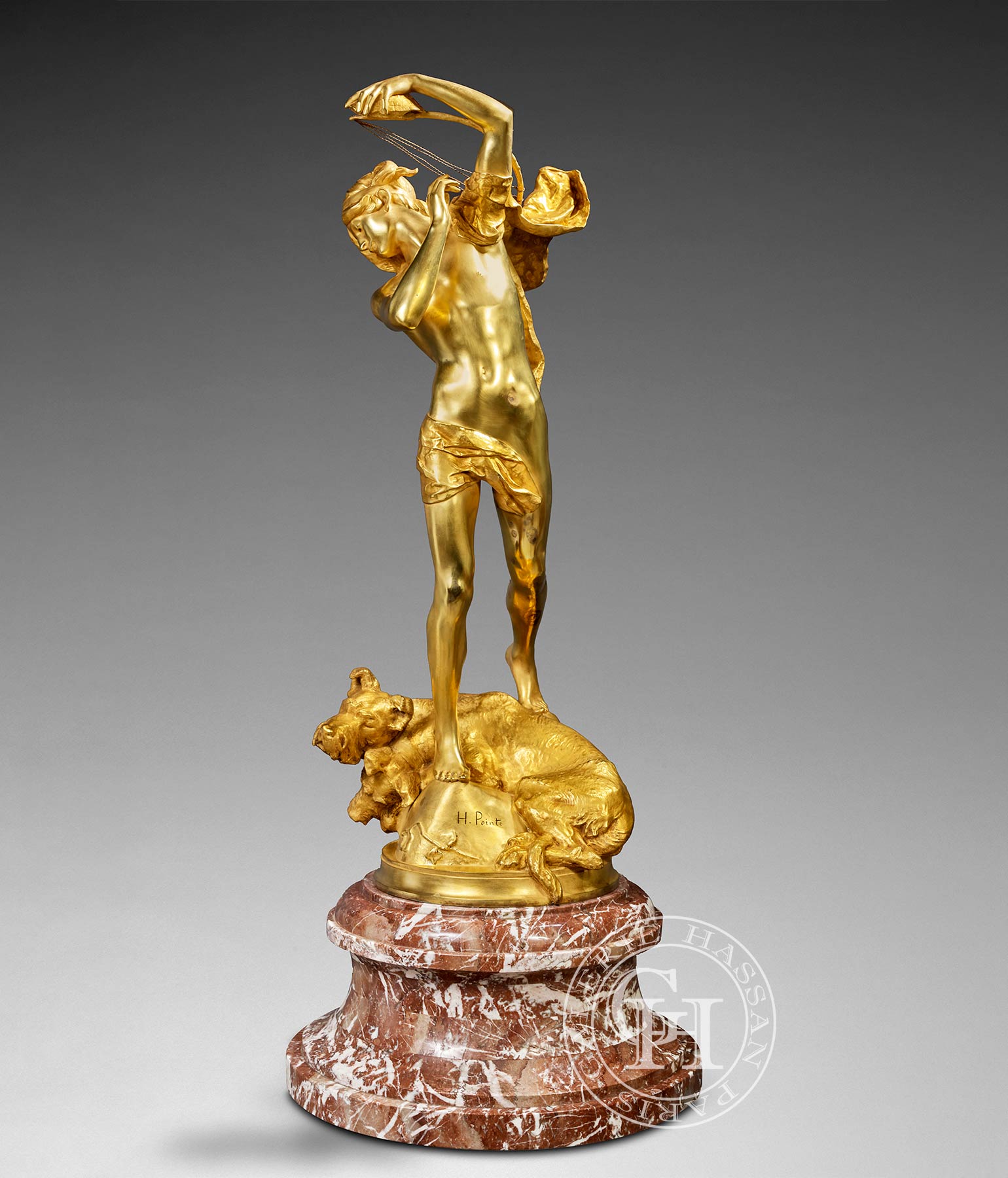 Orpheus and sleeping Cerberus by Henri Peinte – Galerie Hassan