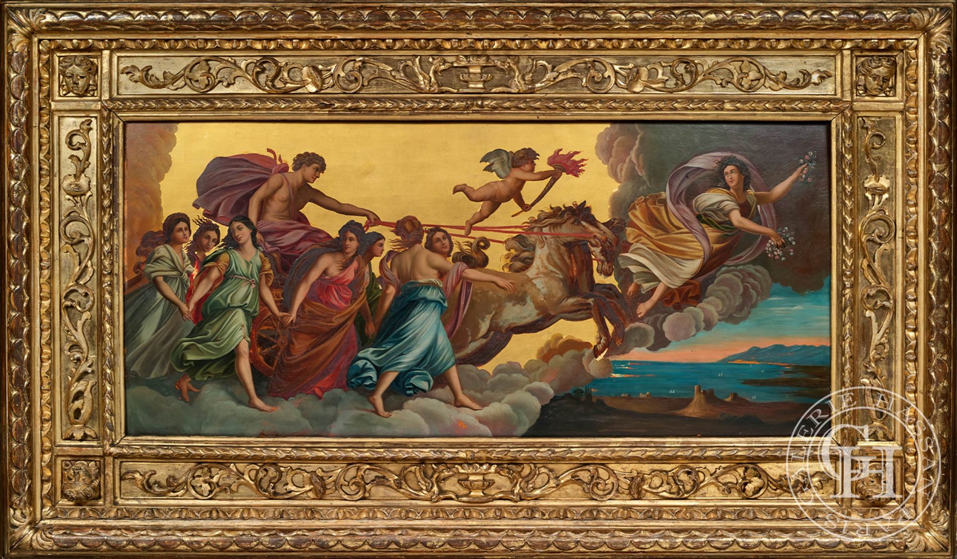 Apollo's chariot after Reni Guido – Galerie Hassan