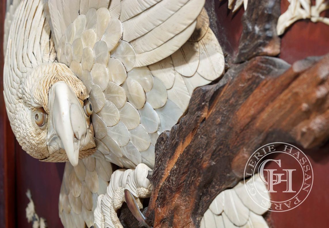 Japan ivory eagle Meiji period – Galerie Hassan