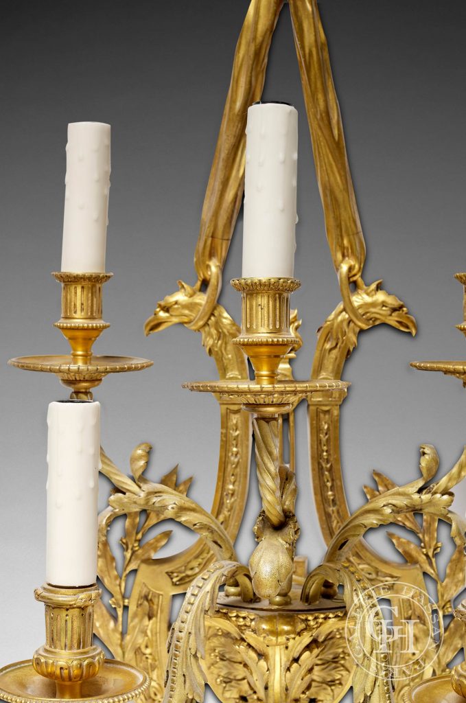 SET OF FOUR LARGE LOUIS XVI STYLE WALL LIGHTS – Galerie Hassan