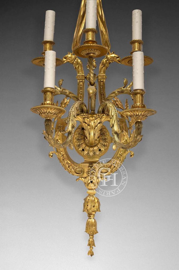 SET OF FOUR LARGE LOUIS XVI STYLE WALL LIGHTS – Galerie Hassan