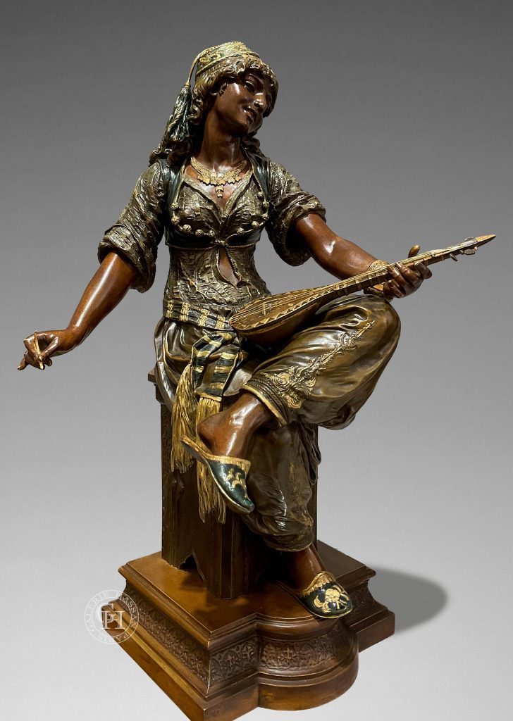 The Lute Player by Emile Guillemin – Galerie Hassan